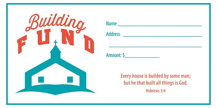 Building Fund - Offering Envelope – Sword of the Lord Publications